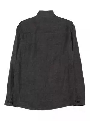 Giorgio Armani Band-collar Patch-pocket Jacket