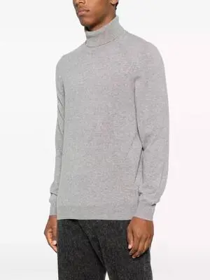 Fedeli Turtleneck Cashmere Sweater - Grey