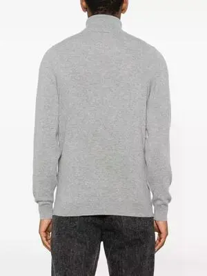 Fedeli Turtleneck Cashmere Sweater - Grey