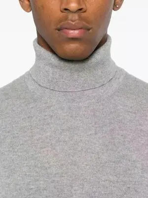 Fedeli Turtleneck Cashmere Sweater - Grey