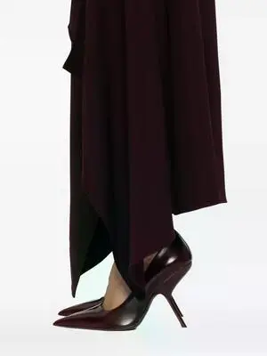 MUGLER Ruffled Asymmetric Skirt