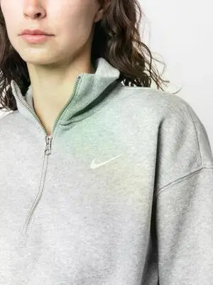 Nike Phoenix Cropped Zip-up Sweatshirt