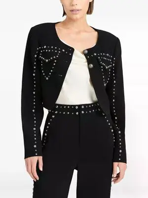 Cinq À Sept Olga Studded Cropped Jacket