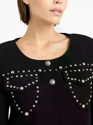 Cinq À Sept Olga Studded Cropped Jacket