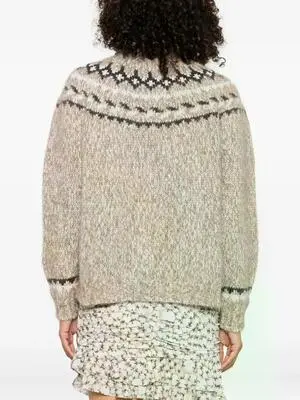P.a.r.o.s.h Fair Isle-knit Crew-neck Sweater - Neutrals