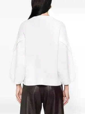 Max Mara Buttoned-cuff Knitted Top