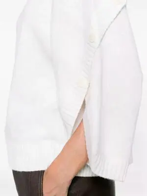 Max Mara Buttoned-cuff Knitted Top