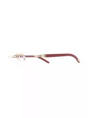 Cartier Rimless Square-frame Glasses