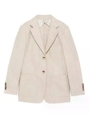 Max Mara Single-breasted Blazer - Neutrals