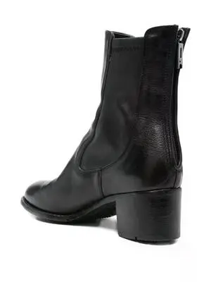 LEMARGO 60mm Leather Zip-fastening Ankle Boots