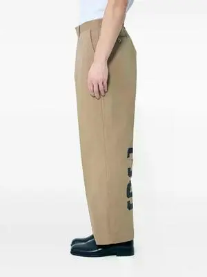 HUMAN MADE Logo-print Trousers - Brown