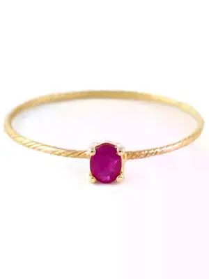 WOUTERS & HENDRIX 18kt Gold 'ruby' Ring - Red