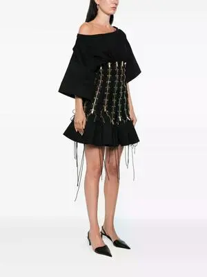 Undercover Zip-detail Mini Dress