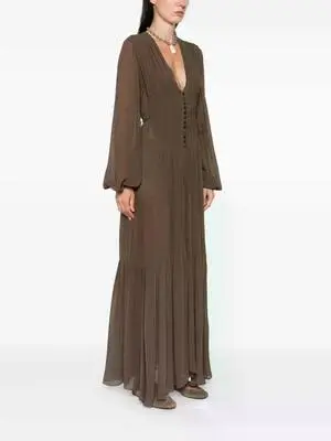 MARANT ETOILE Briane Maxi Dress - Green