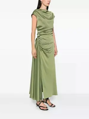 Simkhai Burke Cowl-neck Midi Dress
