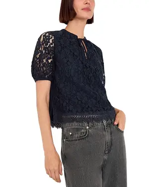 Whistles Tie Neck Blouses