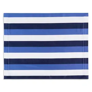 KUTNIA Kutnu Awning Stripe Placemat, Set Of 4 - Blue Multi