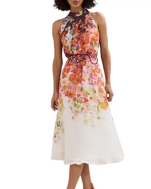 PHASE EIGHT Bethany Floral Print Dress