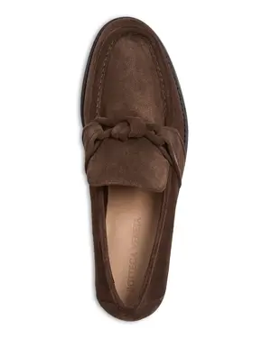 Bottega Veneta Astaire Knot Loafers - Bark