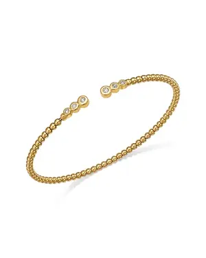 Bloomingdale'S Diamond Open Bracelet In 14k Yellow - Gold
