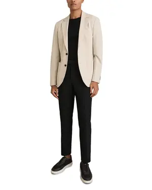 REISS Slim Fit Trousers - Black