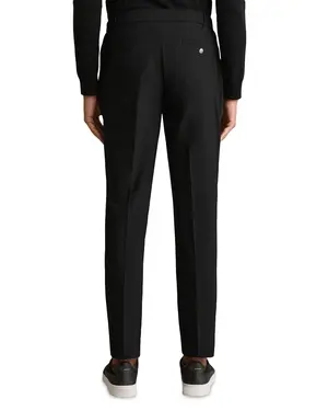 REISS Slim Fit Trousers - Black