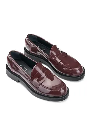 Agl Loira Loafer Flats - Bordeaux