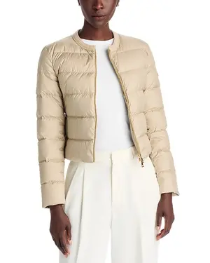 Moncler Mauvezin Down Puffer Jacket - Beige