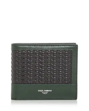 Dolce & Gabbana Leather Bifold Wallet - Green