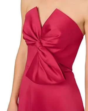 Aidan Mattox Bow Bodice Dress
