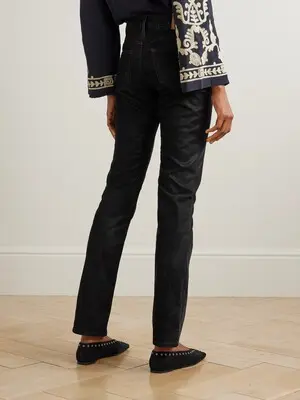 MARANT ETOILE Kelsie Coated Skinny Pants