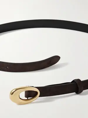 Khaite Olivia Suede Belt
