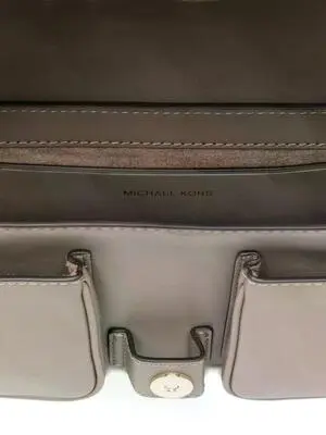 Michael Kors Buckle-fastening Leather Shoulder Bag - Grey