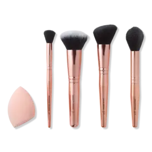 E.L.F. COSMETICS Complexion Essentials Brush & Sponge Set - One-color