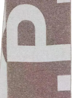 A.p.c. Logo-intarsia Scarf