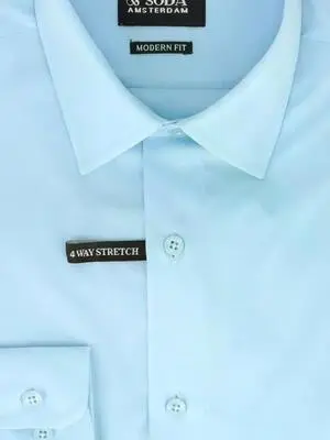 Scotch & Soda Cotton Shirt - Blue - 62% Off | Editorialist
