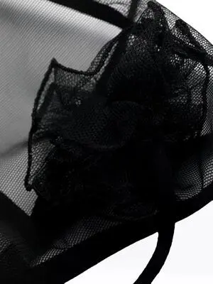 NENSI DOJAKA Flower-appliqué Triangle Bra