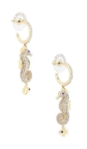 Baublebar Vela Seahorse Dangle Earrings - Gold