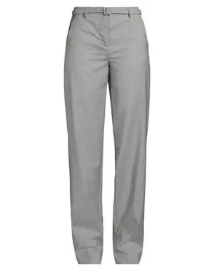 LARDINI Wool Striped Tailored Pants