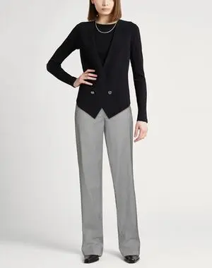 LARDINI Wool Striped Tailored Pants