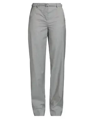 LARDINI Wool Striped Tailored Pants