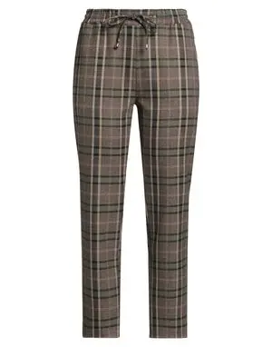 CROCHÈ Tapered Tartan Patterned Pants