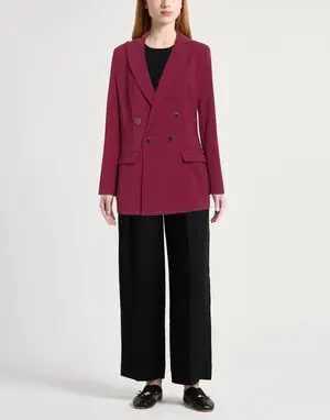 TWINSET Crepe Double-breasted Blazer - Red