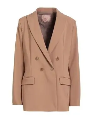 TWINSET Crepe Double-breasted Blazer