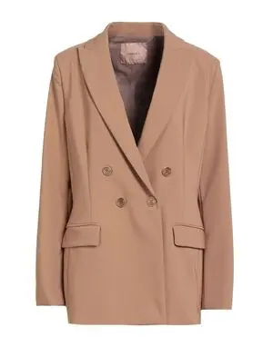 TWINSET Crepe Double-breasted Blazer