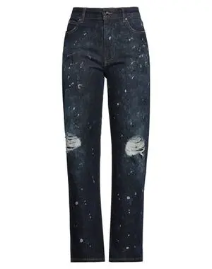 Pinko Boyfriend Jeans In Tie-dye Denim