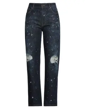 Pinko Boyfriend Jeans In Tie-dye Denim