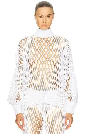 Alaïa Long Sleeve Turtleneck Top