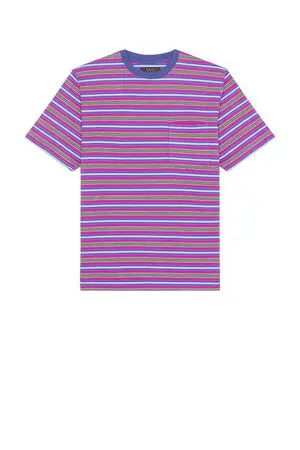 BEAMS Pocket Tee Multi Stripe