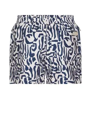Oas Marbling Swim Shorts - Blue